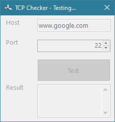 HazteK Software / TCP Checker